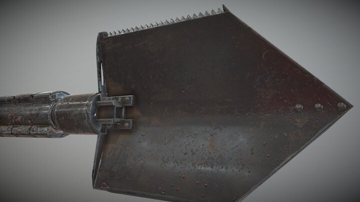 ArtStation - Final Tactical shovel