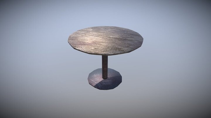 ArtStation - Tall Table Model & Texture