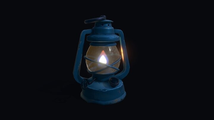 ArtStation - Oil Lamp