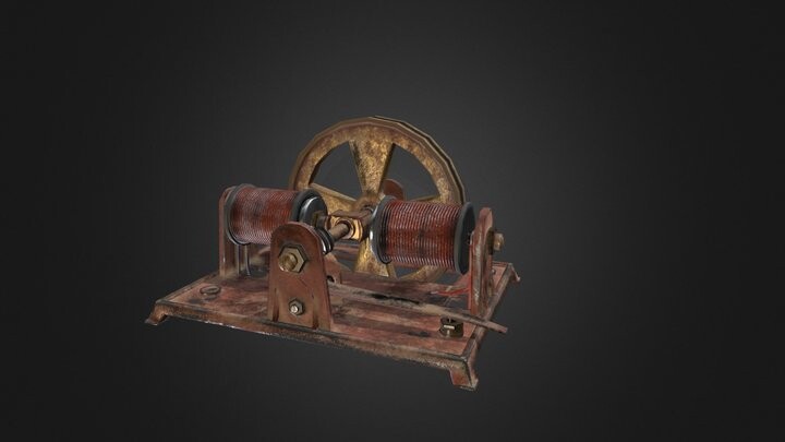 ArtStation - Rusty Old Motor