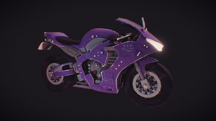 ArtStation - Futuristic Bullet Bike