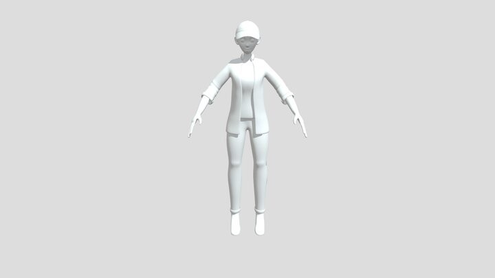 ArtStation - Young Woman (Blender Model)