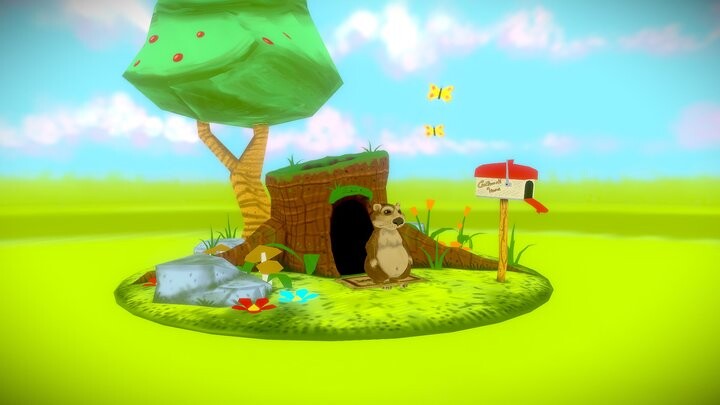 ArtStation - Chipmunk Home