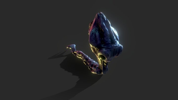 ArtStation - Worm Alien