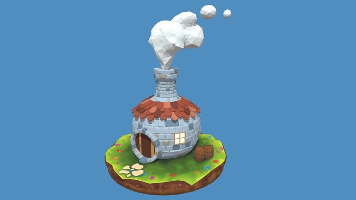 ArtStation - Wizard's hut