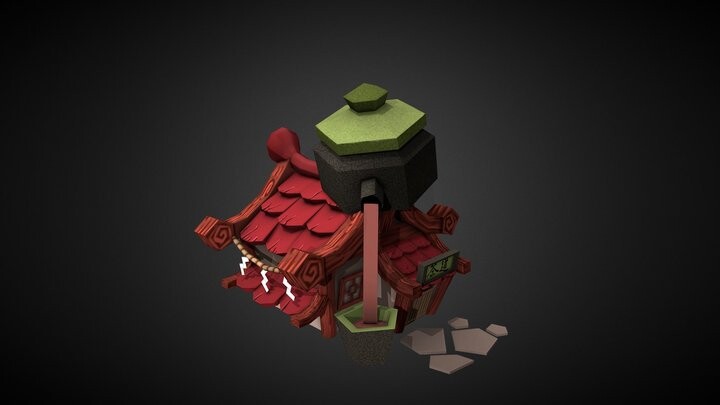 ArtStation - Stylized Tea House