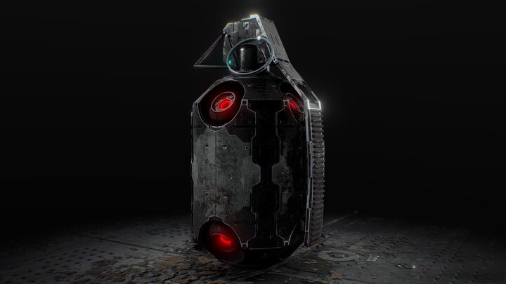ArtStation - Sci-Fi Grenade