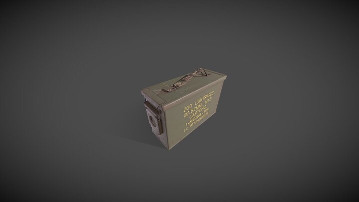 ArtStation - Ammo box 7.62