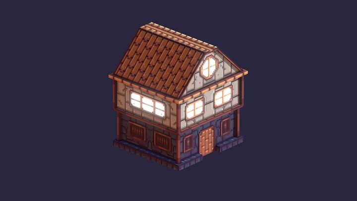 ArtStation - Pixel House [Free To Use]