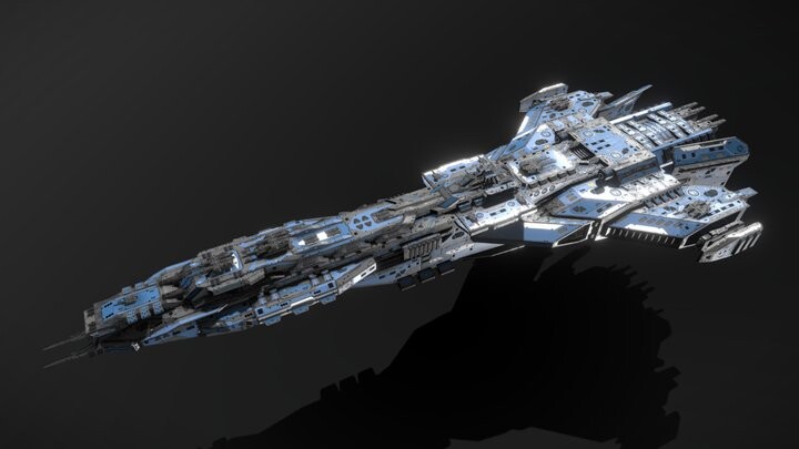 ArtStation - Scifi Dreadnought Vengeance