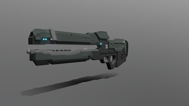 ArtStation - Halo Railgun Redesigned