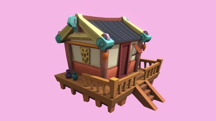 ArtStation - Stylized House