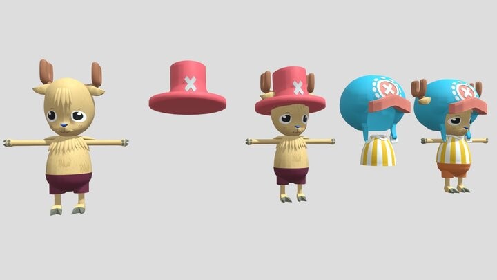 ArtStation - Tony Tony Chopper Models