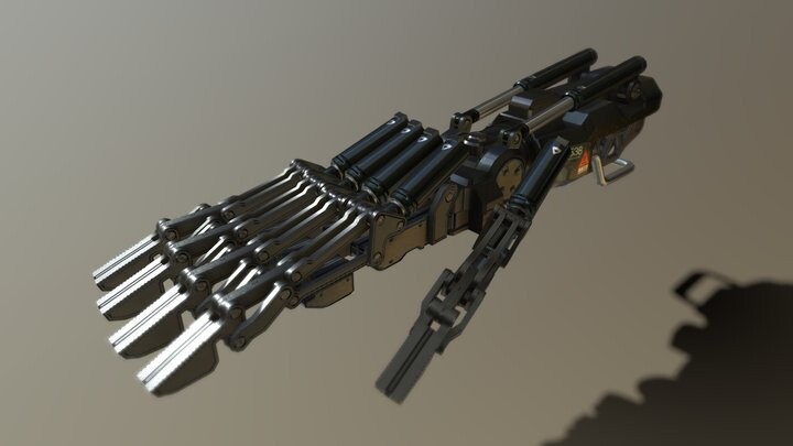 ArtStation - Mech hand