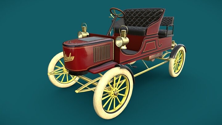 ArtStation - Steam-powered car