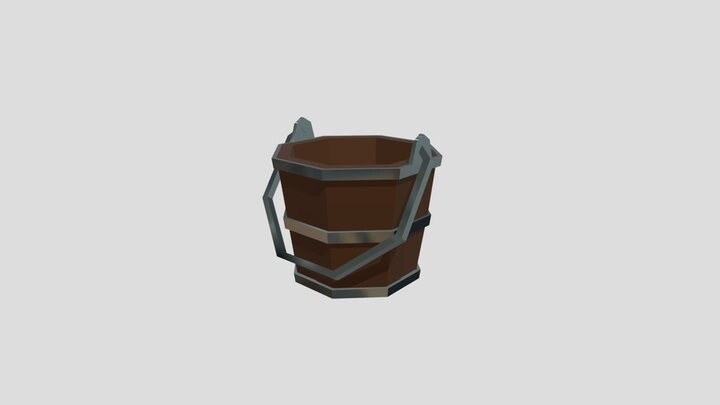 ArtStation - bucket low poly