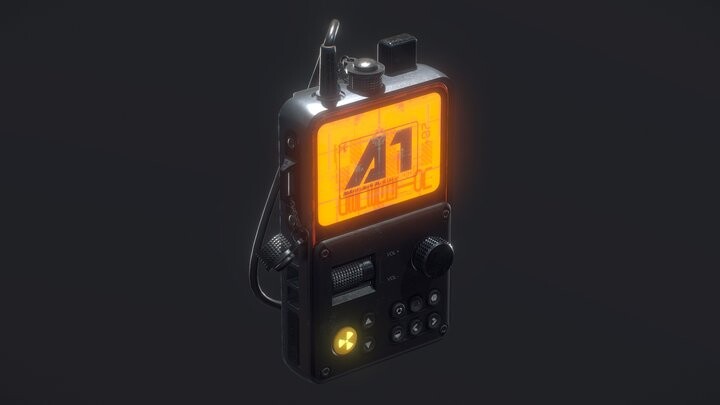 ArtStation - SCI FI Gadget - MP3 - SONAR - DETECTOR