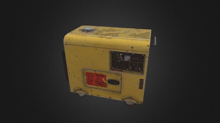 ArtStation - Diesel generator