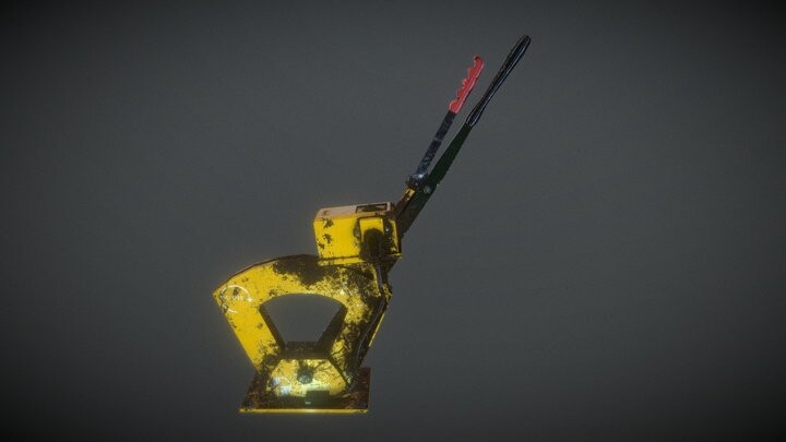 ArtStation - Industrial Machine Control Lever