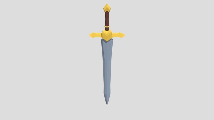 ArtStation - Espada(Sword) - Low Poly Blender