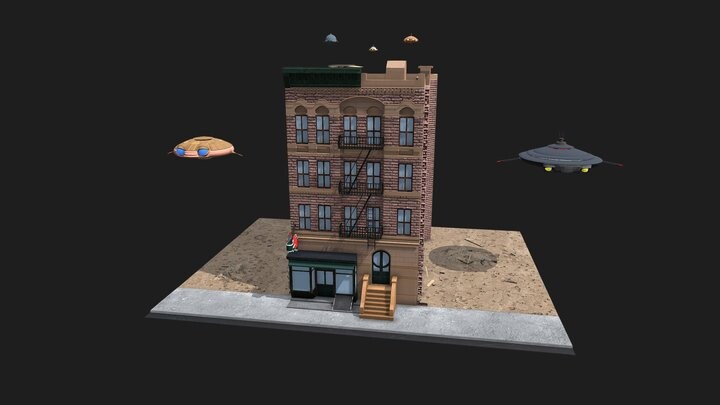 ArtStation - batteries not included 80s classic