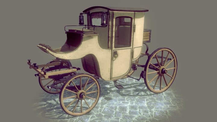 ArtStation - Horse Drawn Carriage