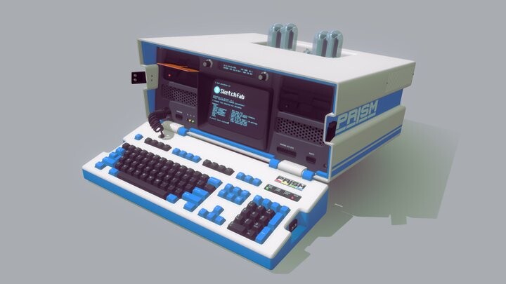ArtStation - 1980s Portable Personal Computer