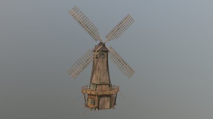 ArtStation - Windmill Holand fantasy