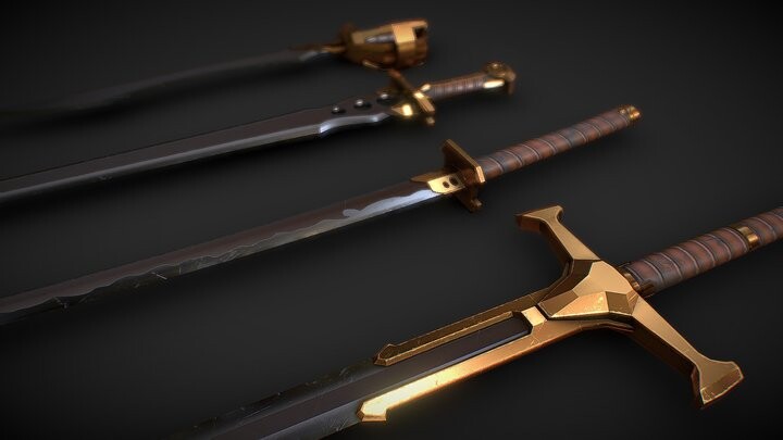 ArtStation - SciFantasy Sword Pack 02