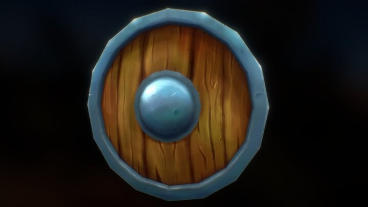 ArtStation - Hand-painted shield