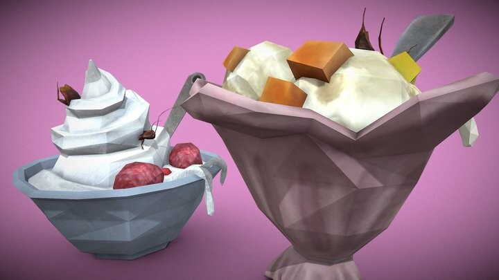 ArtStation - Cockroaches ice cream