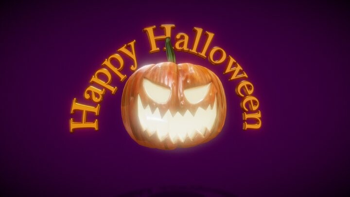 ArtStation - Halloween Jump Pumpkin