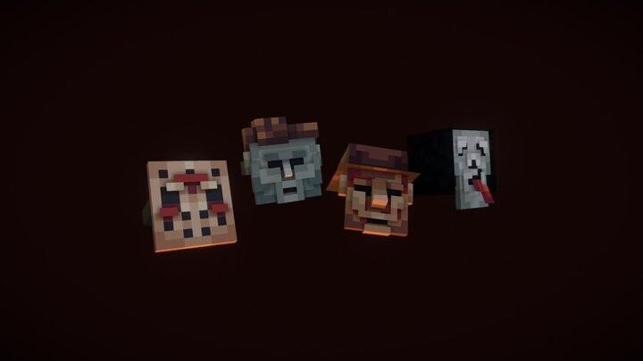 ArtStation - Classic Horror Slashers Masks