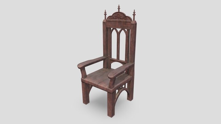 ArtStation - Chair - Stylized - Hard Surface Modeling