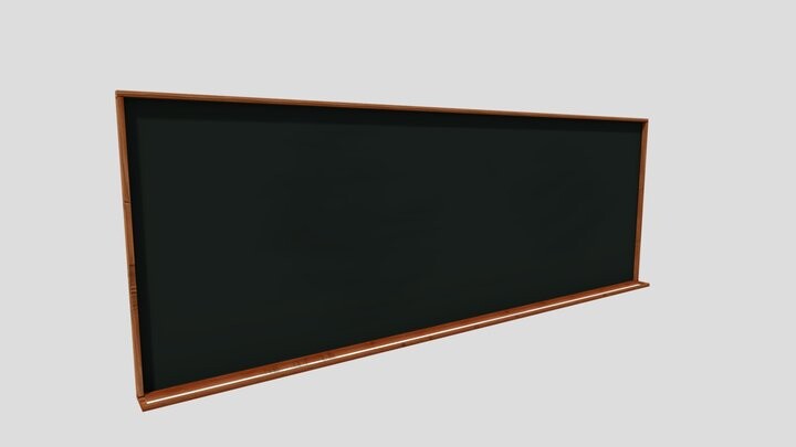 ArtStation - Chalkboard Low-Poly