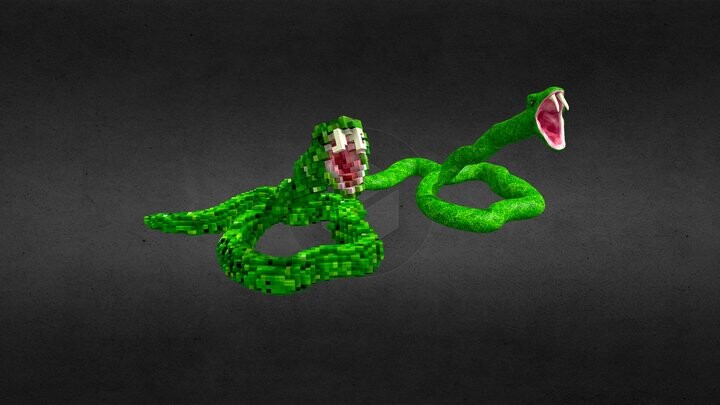 ArtStation - Snake Animation Vocel + normal