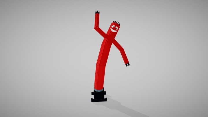 ArtStation - Wacky Wavy Inflatable Arm Flailing Tube Man Voxel