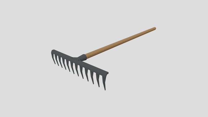 ArtStation - Low Poly Cartoon Rake