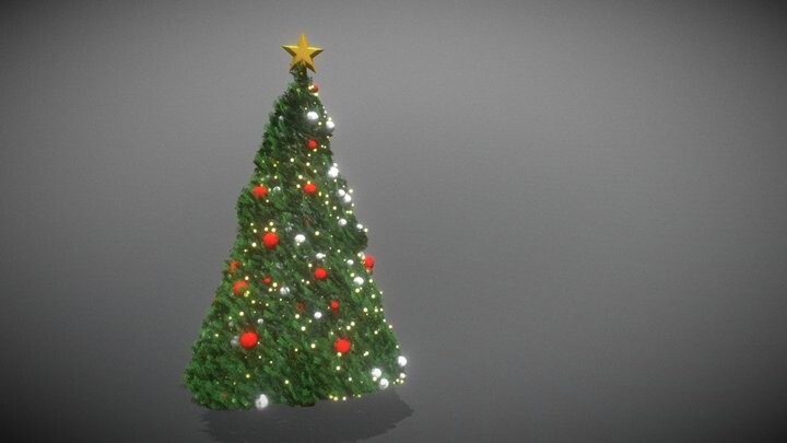 ArtStation - Christmas Tree with Geometry nodes.
