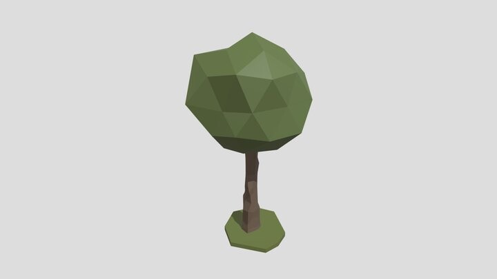 ArtStation - Low Poly Tree