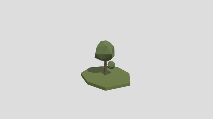 ArtStation - Low Poly Tree