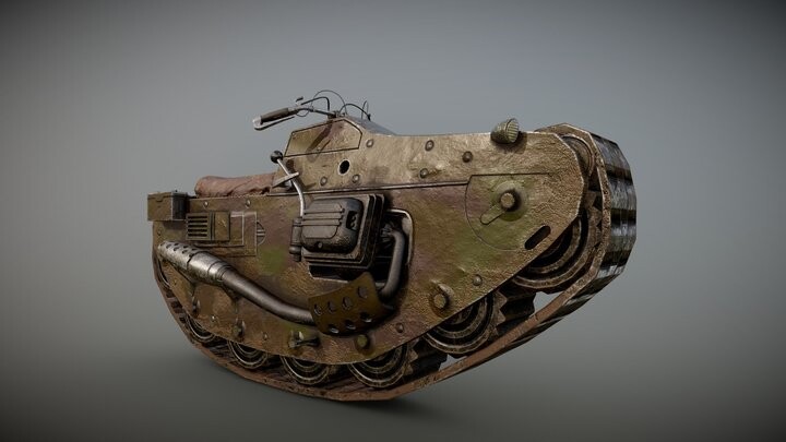ArtStation - Tank Bike