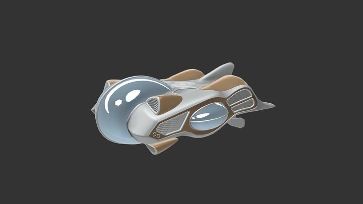 ArtStation - Vintage style flying car