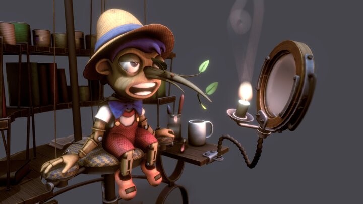 ArtStation - Toy Maker's Workstation