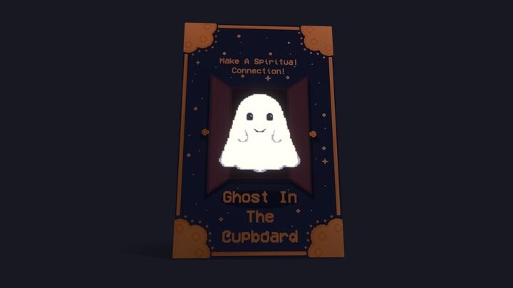 ArtStation - Ghost in the Cupboard box art concept