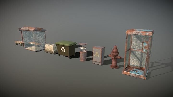 ArtStation - City Prop Collection