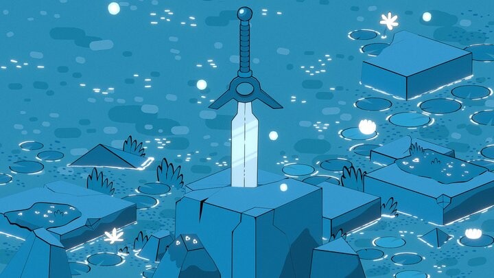 ArtStation - Sword & Stone by Jake Lawerence