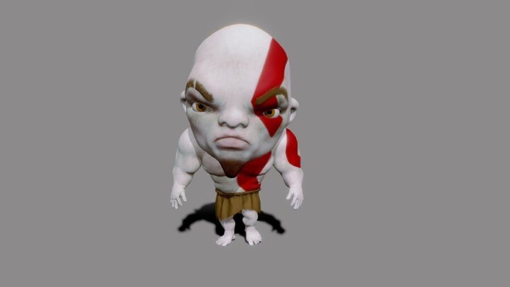 ArtStation - Bobblehead Kratos