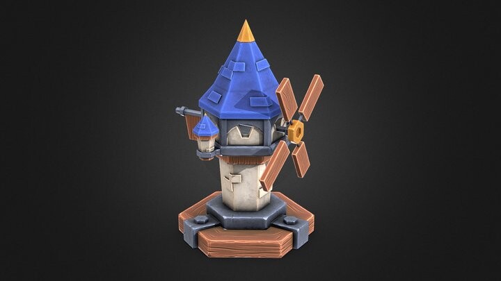 ArtStation - Stylized Windmill