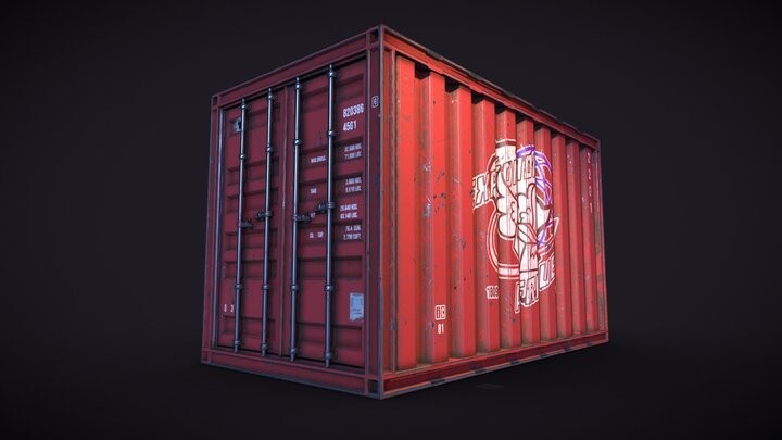 ArtStation - Stylized Shipping Container